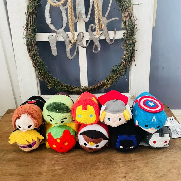 Disney | Toys | Disney Marvel Tsum Tsum Avengers Set | Poshmark